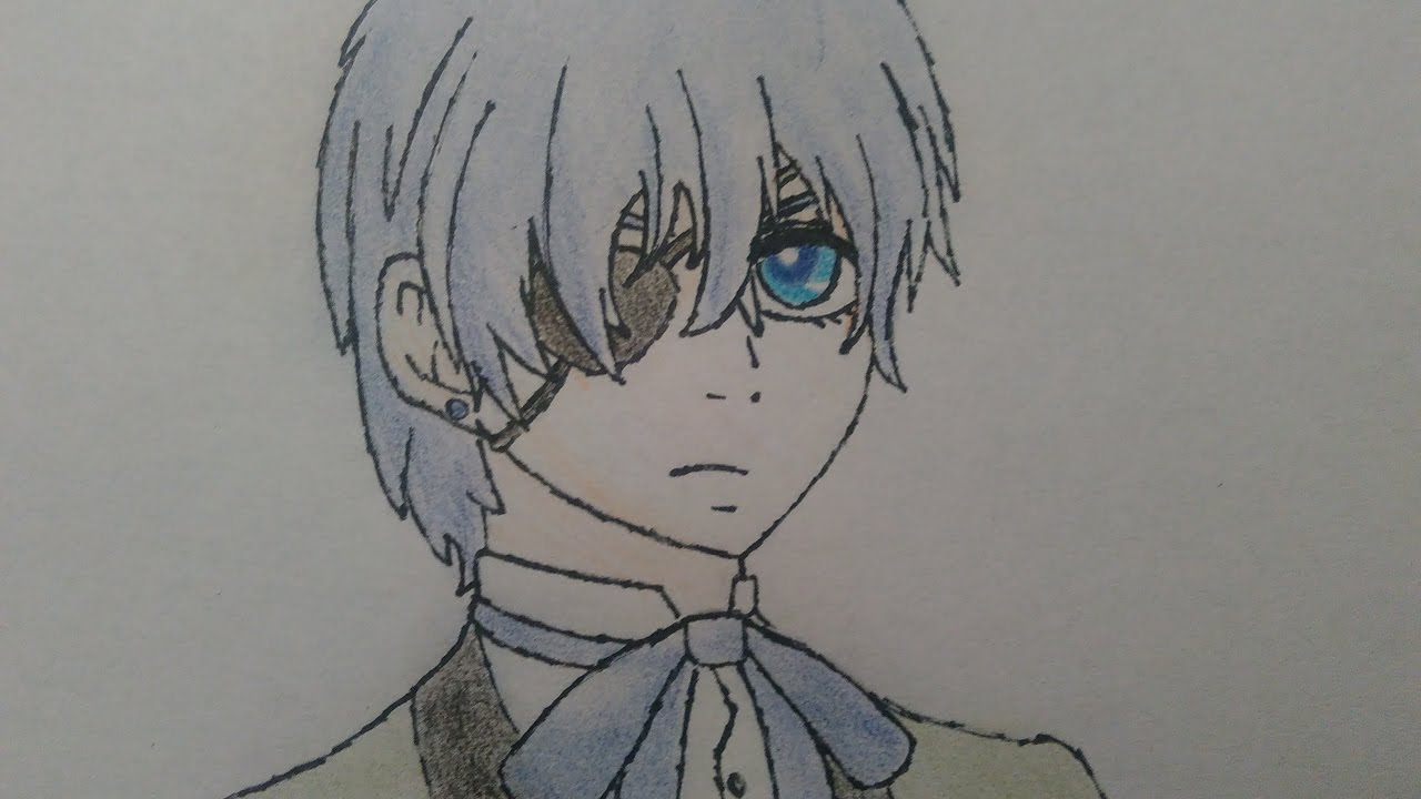 Dessin étape par étape : Ciel de Black butler - YouTube