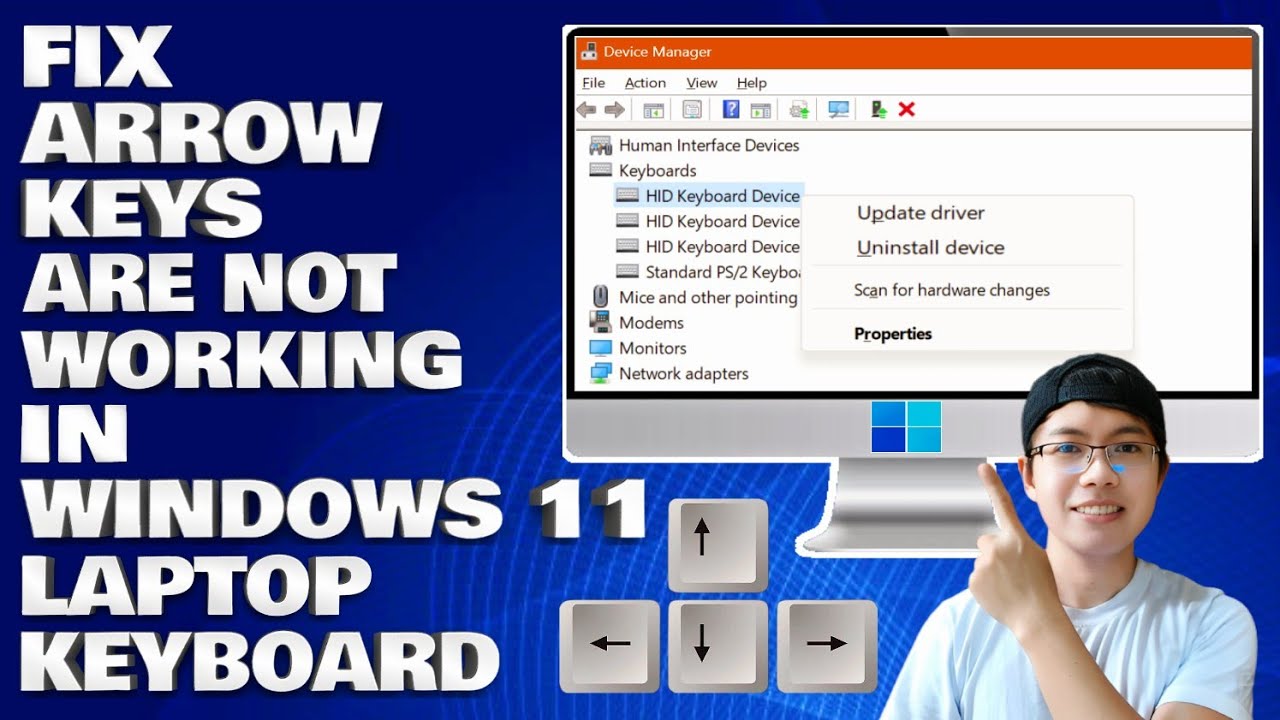 How To Fix Arrow Keys Are Not Working in Windows 11/10 Laptop Keyboard ...
