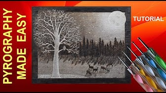 Wood Burning for beginners - Controlling Your Burn Results - pyrography ...