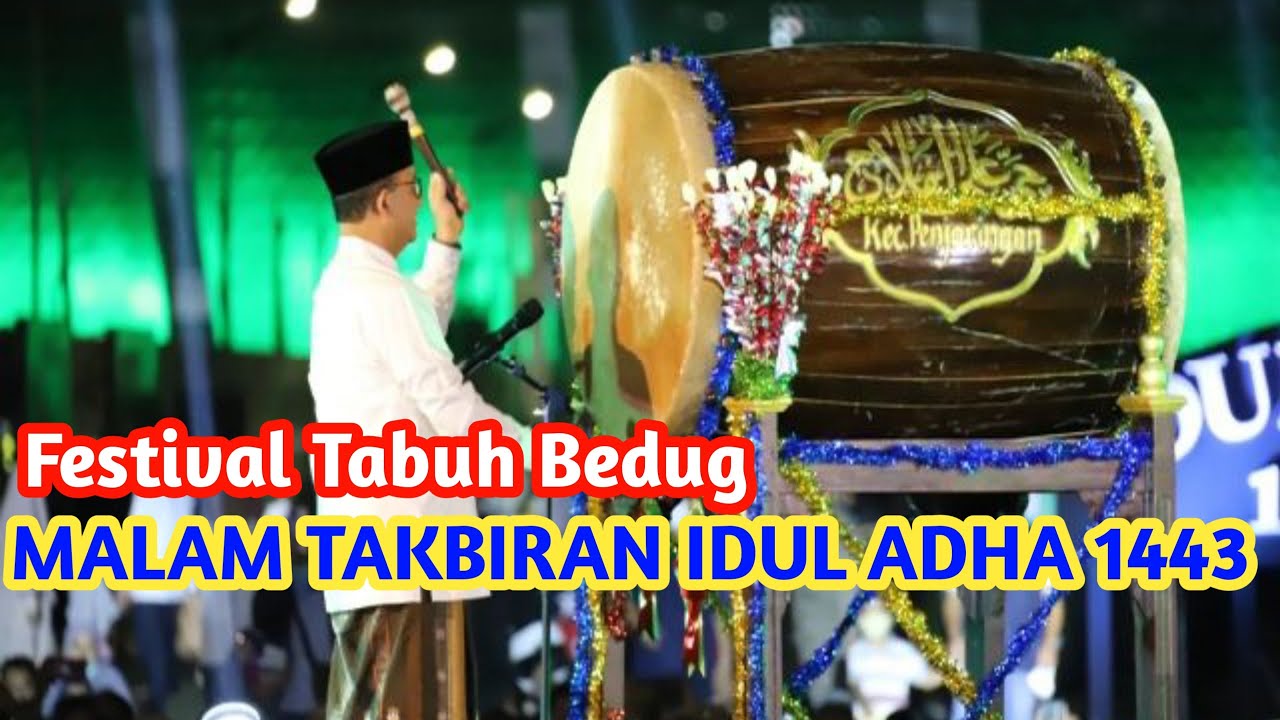 Festival tabuh bedug paling merdu, tabuh bedug enak di dengar hari raya ...
