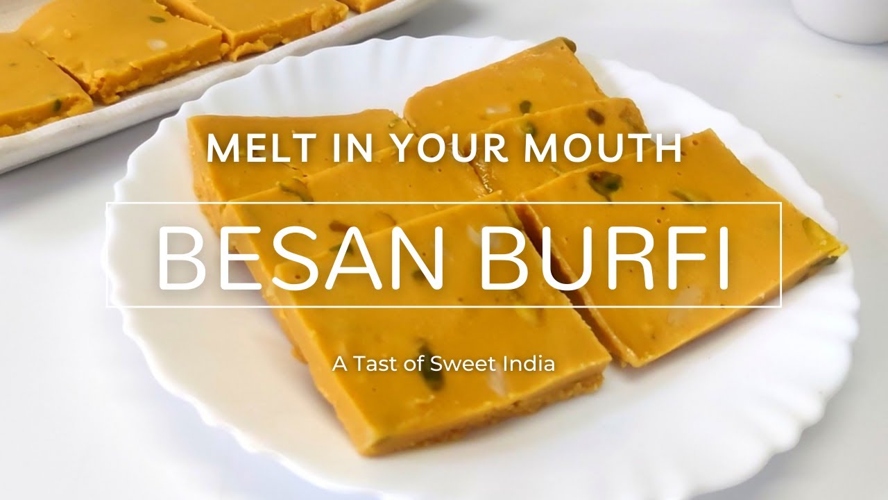 Master Besan Burfi at Home: Easy, Delicious, and Oh-So-Addictive! - YouTube