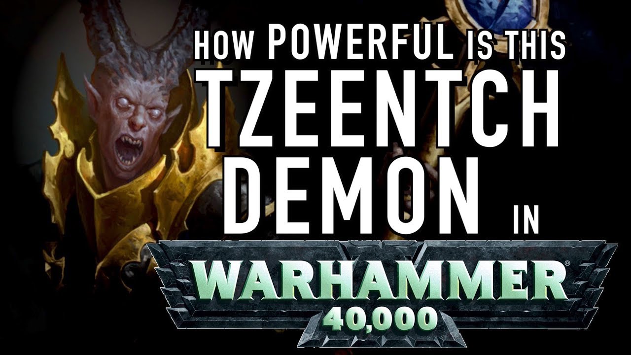40 Facts and Lore on the Greater Demon of Tzeentch in Warhammer 40K ...