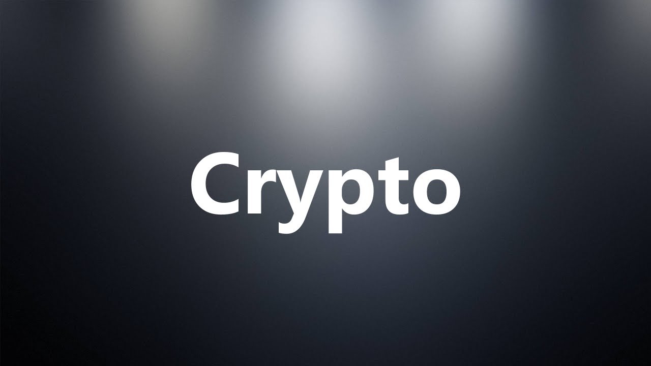 Crypto - Medical Definition and Pronunciation - YouTube