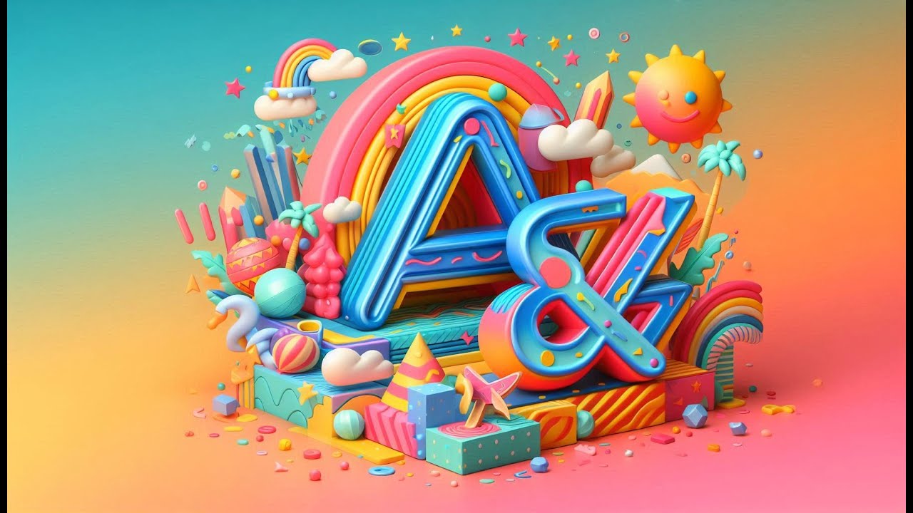 Learning ABC Letters and Basic English Vocabulary - YouTube