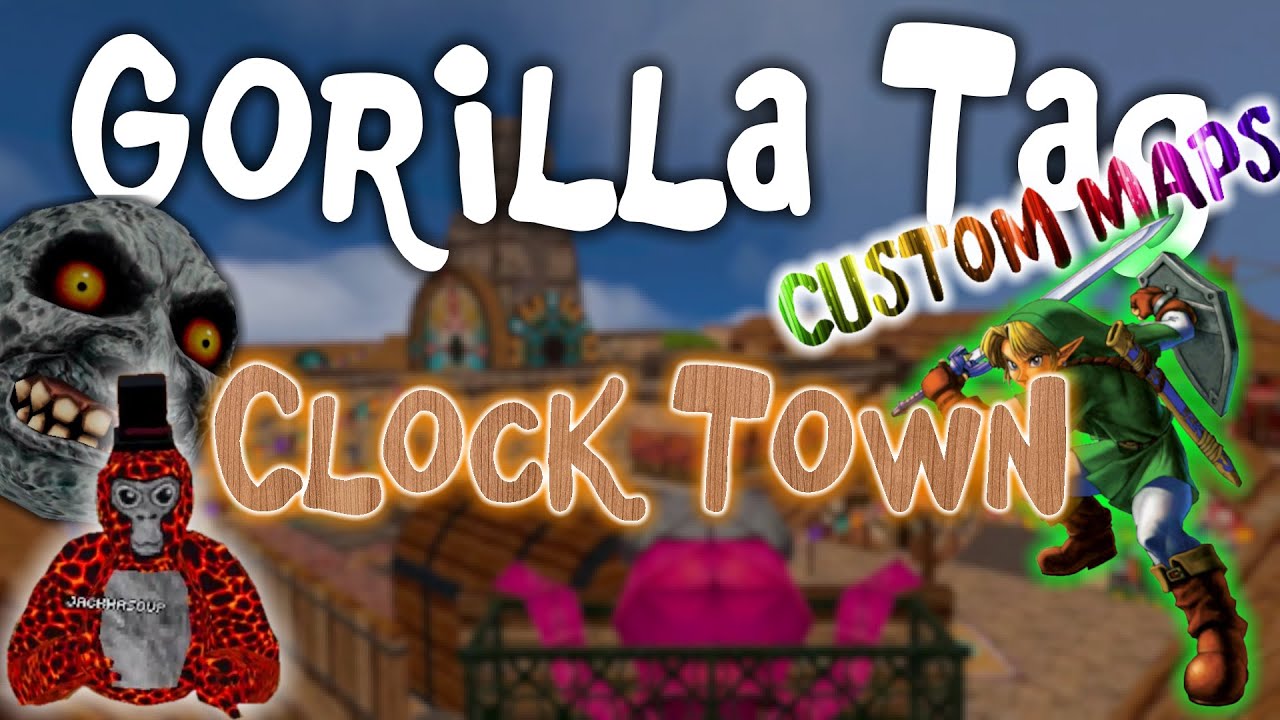 Gorilla Tag | Custom Maps | Clock Town - YouTube
