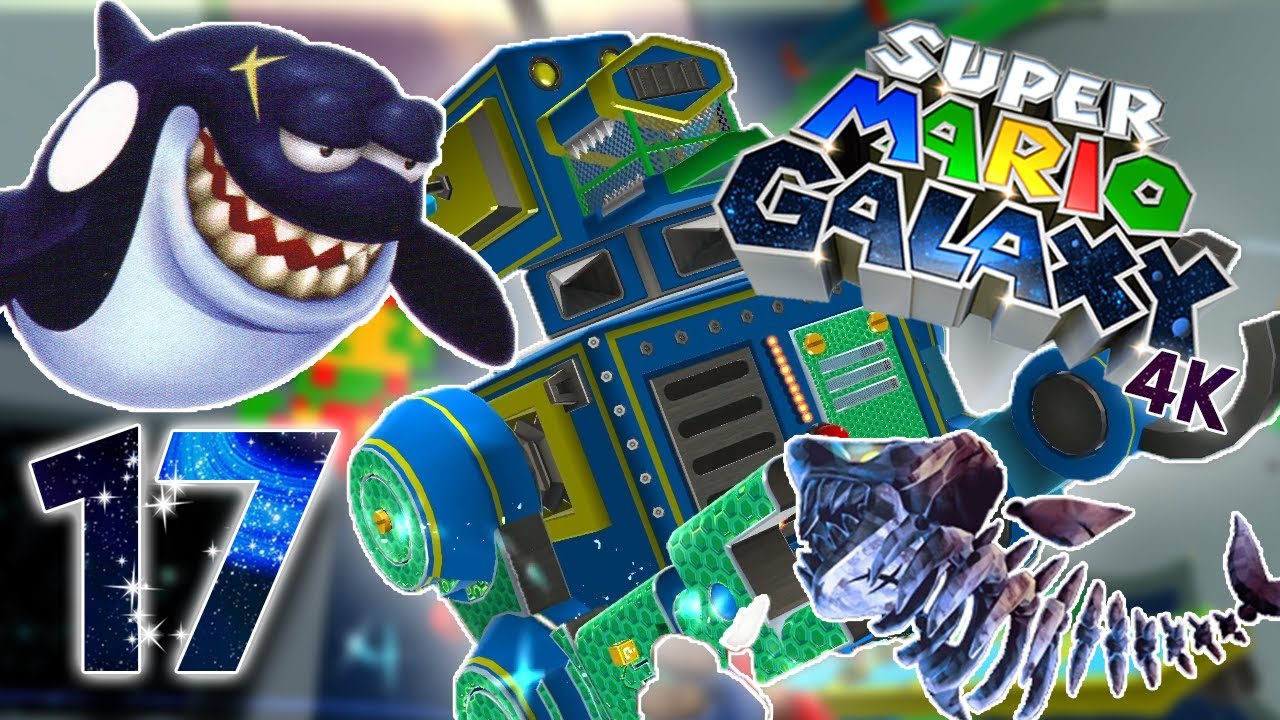 Super Mario Galaxy🌌 4K #17 Robo-Bowser und Skeletthai Bossfight - YouTube