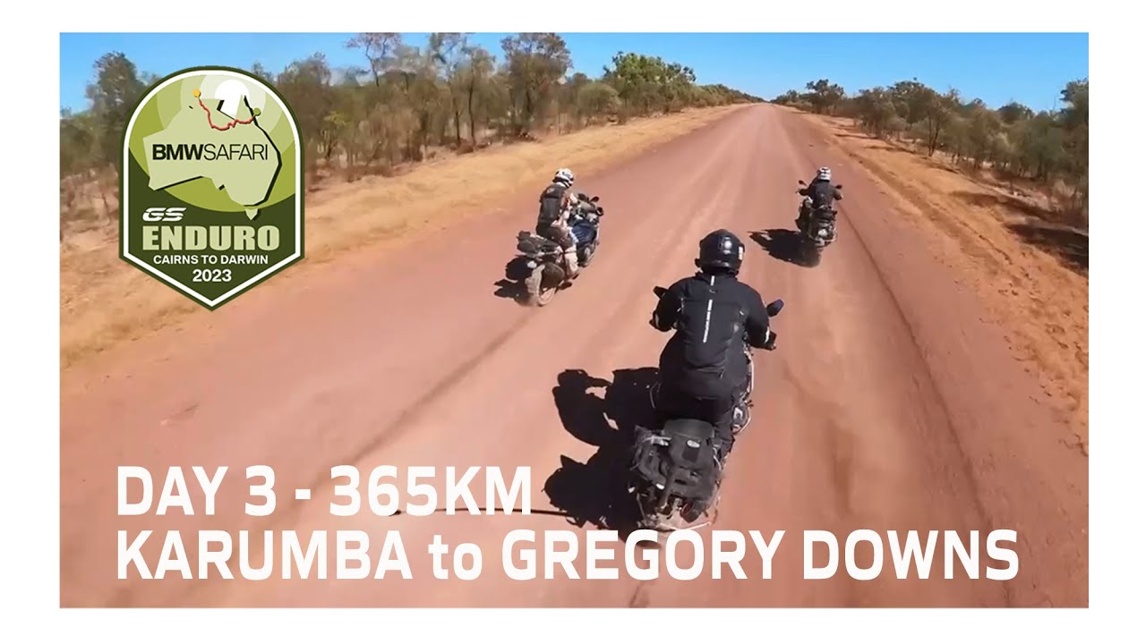 Day 3 - BMW Moto - 365km Karumba to Gregory Downs on our way to Darwin - YouTube