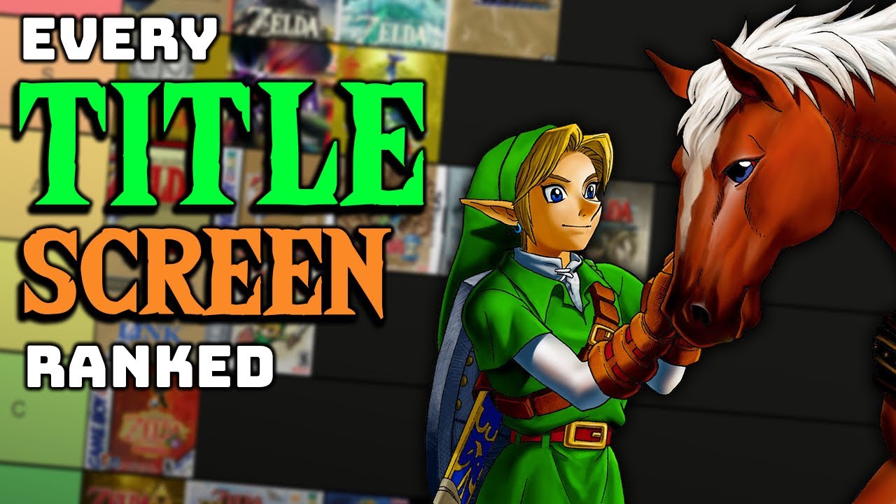 Ranking Every Legend Of Zelda Title Screen - YouTube