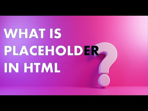 WHAT IS PLACEHOLDER TAG IN HTML | HOW TO USE PLACE HOLDER WITH INPUT ...