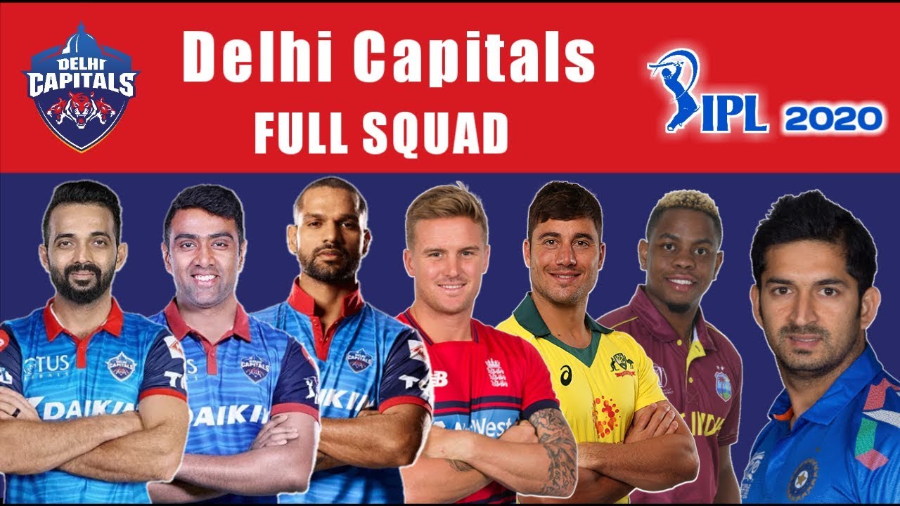 DC Full Squad IPL 2020 | DC Final Squad | Delhi Capitals Full Squad IPL ...