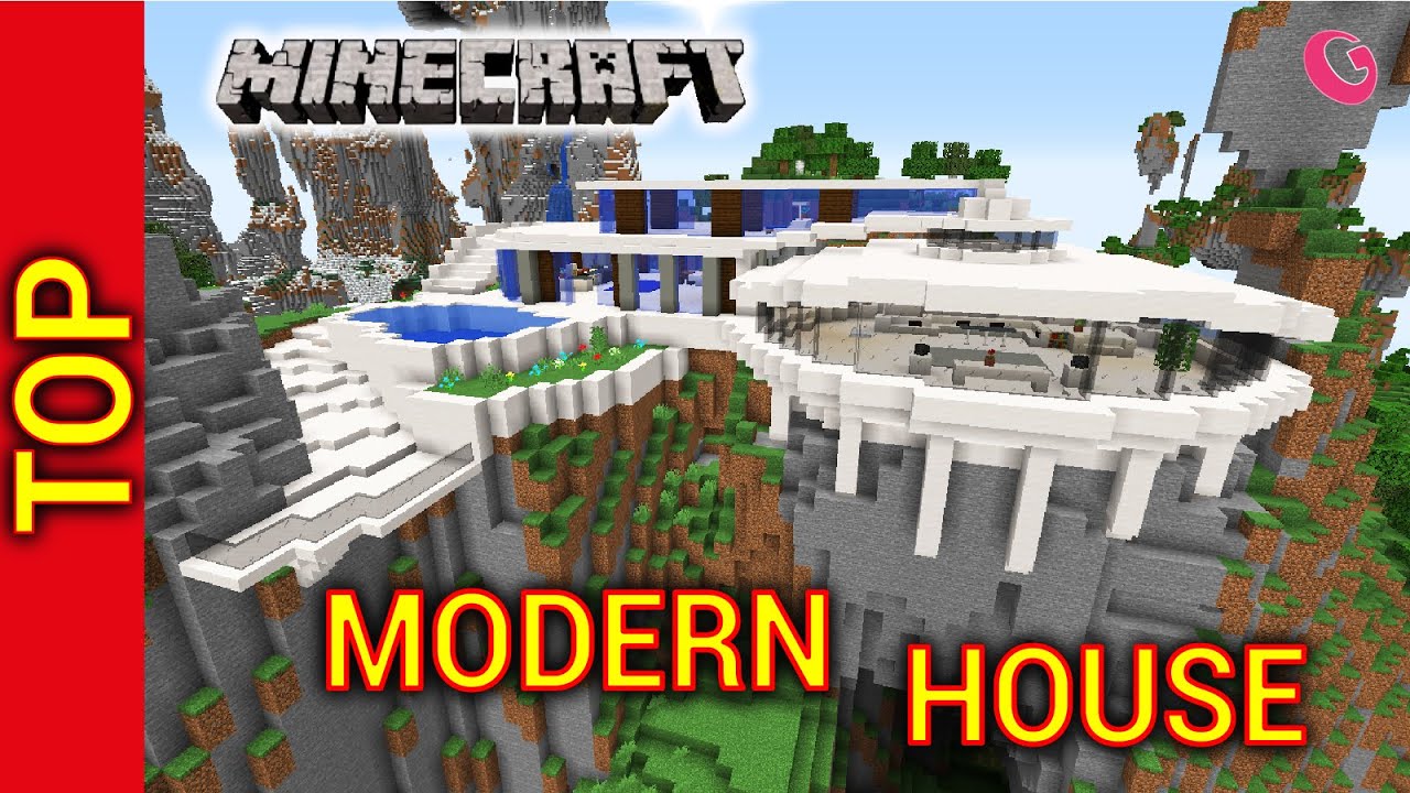 Minecraft: Modern (IRON MAN) house | MODERNÍ DŮM 11, Stavba vily ...