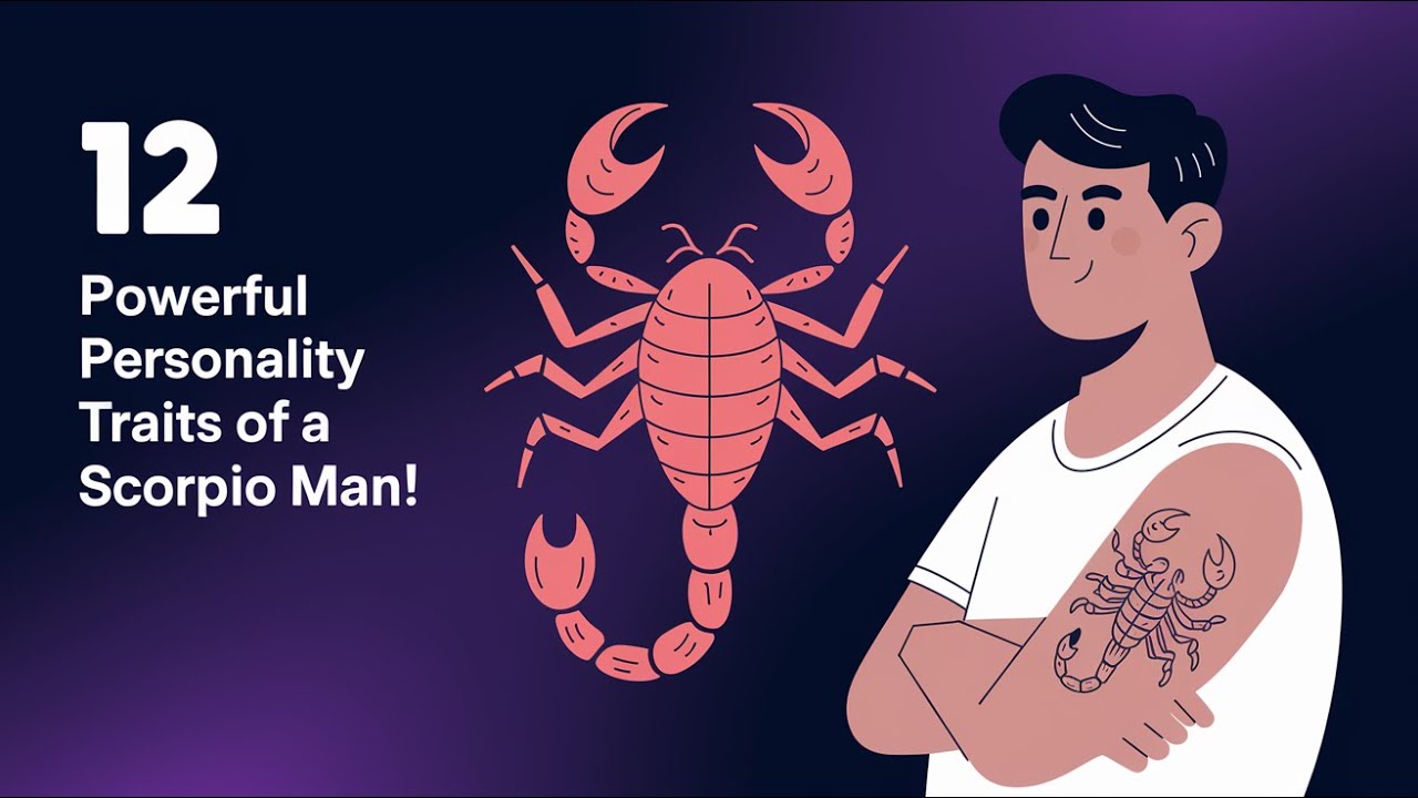 12 Powerful Personality Traits of a Scorpio Man! 🔥♏💪 - YouTube
