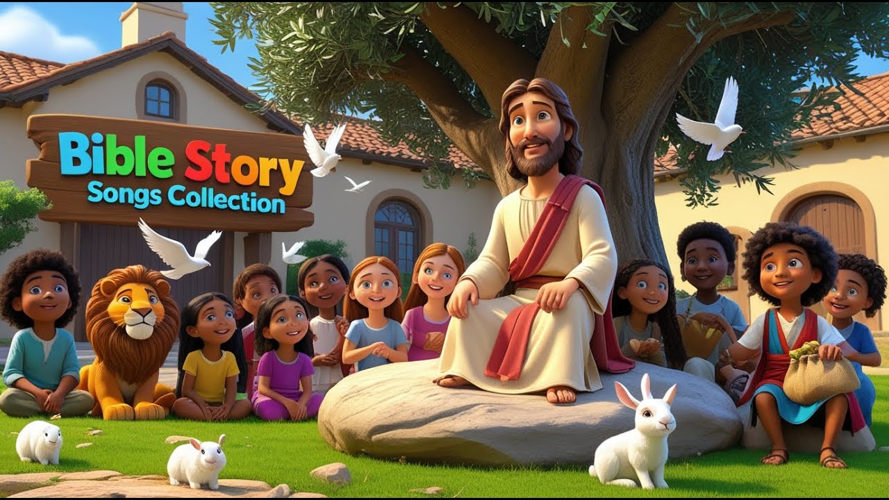 Bible Story Songs for Kids – 55 Minutes of Animated Fun & Faith! - YouTube