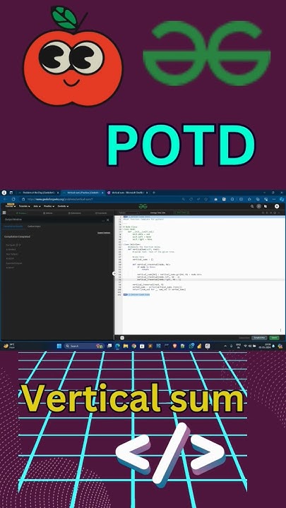 python program gfg potd today - YouTube
