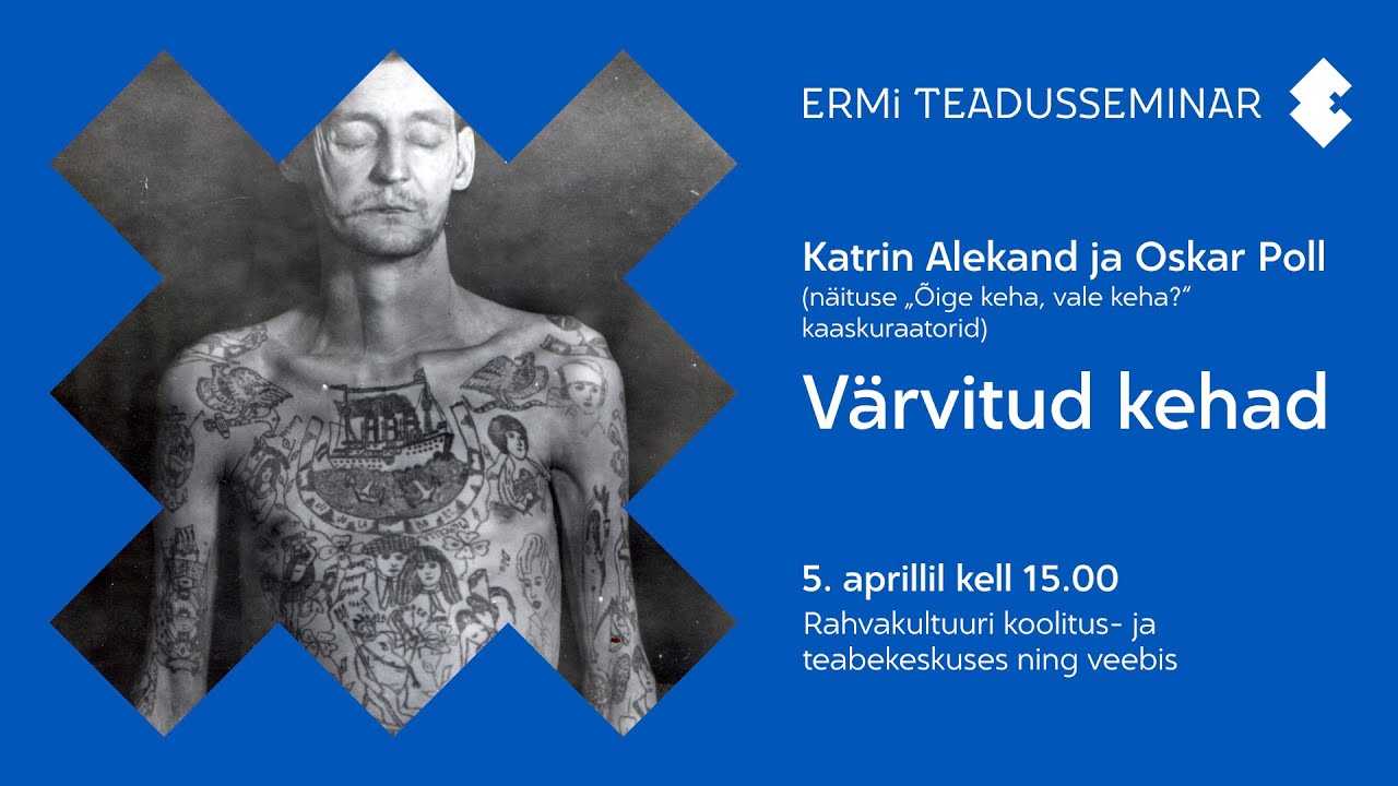 ERMi teadusseminar: “Värvitud kehad”, 5.04.2023 - YouTube