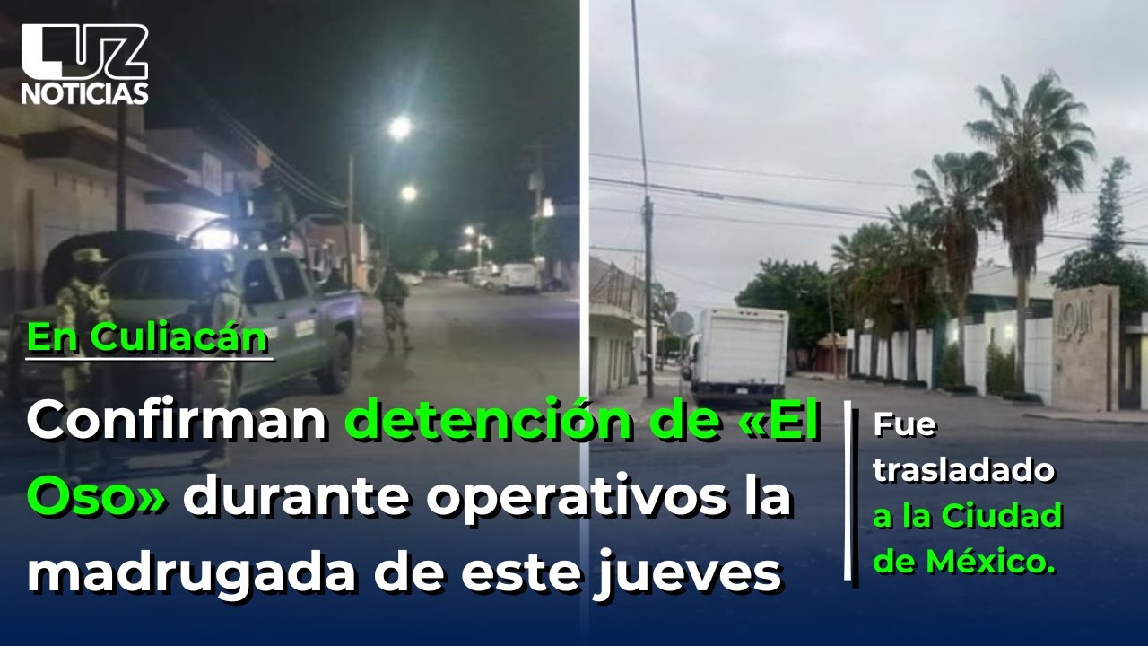 En Fuerte Operativo Militar Detienen A “el Oso” En Culiacán Presunto