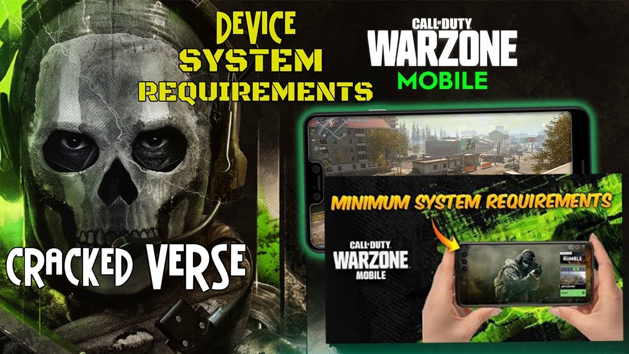 CALL OF DUTY WARZONE MOBILE FULL SYSTEM REQUIREMENTS || Cracked VERSE ...