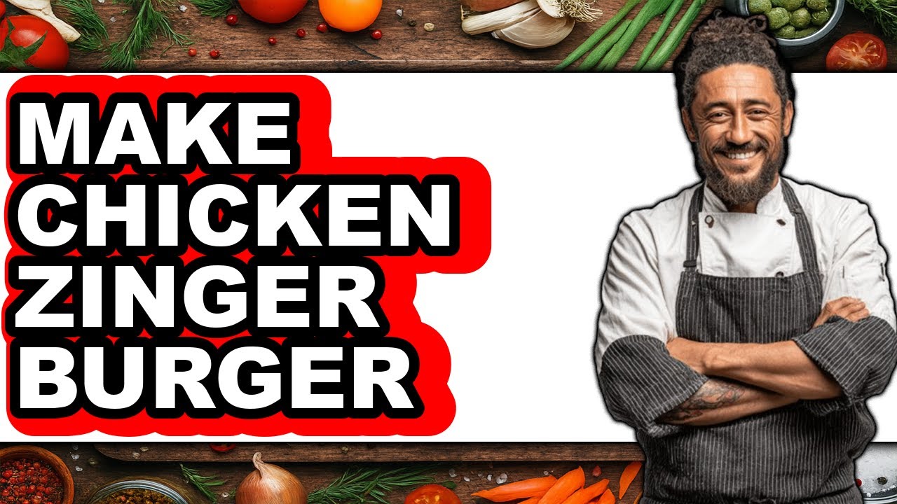 How to Make Chicken Zinger Burger - Full Guide - YouTube