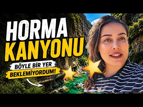 Eşsiz ve Nadir Güzellik : Horma Kanyonu 🌟 Turistlerin dünyada eşi yok dedikleri kanyon burada👆