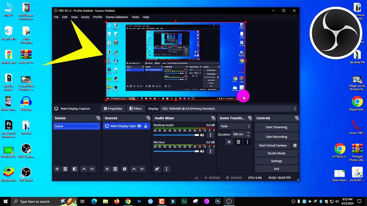How to Use OBS Studio to Record Screen OBS Studio Tutorial - YouTube