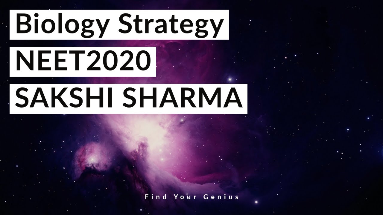 NEET Biology 70+ Days Strategy for NEET 2020 Preparation | NEET 2020 ...