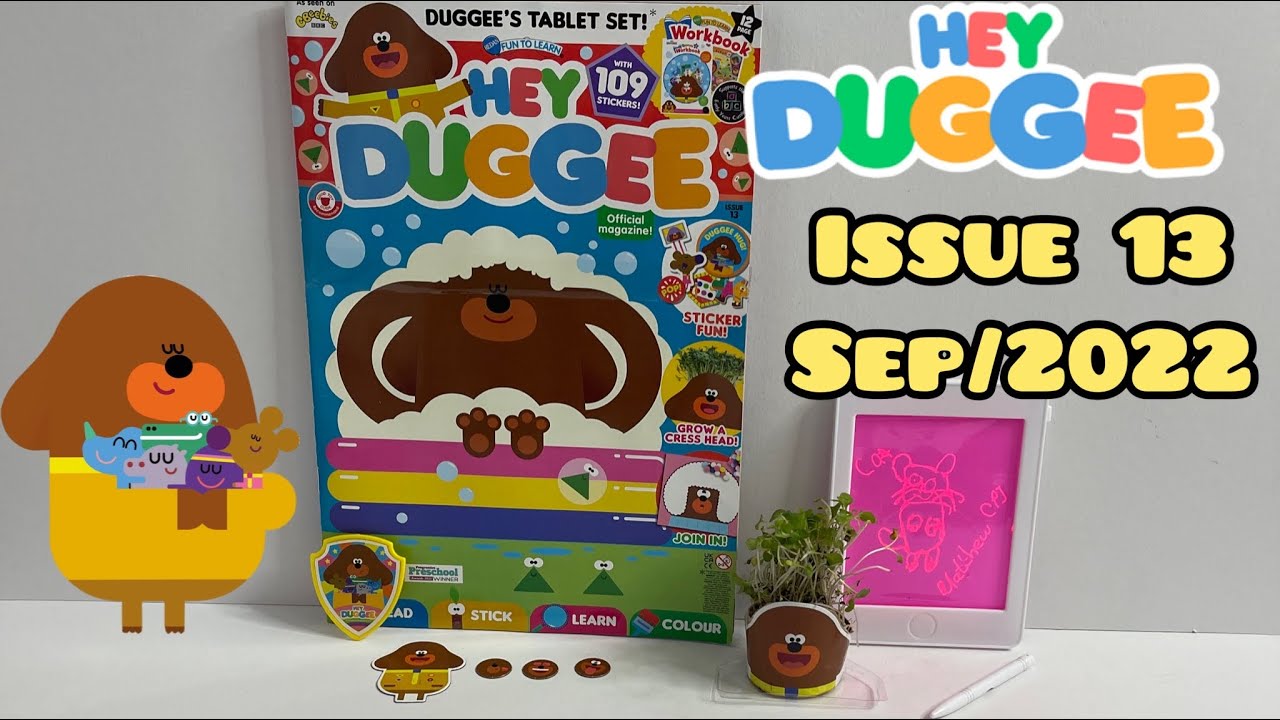 CBeebies Hey Duggee Magazine Issue 17 First Aid Badge Pay Set Toy ...