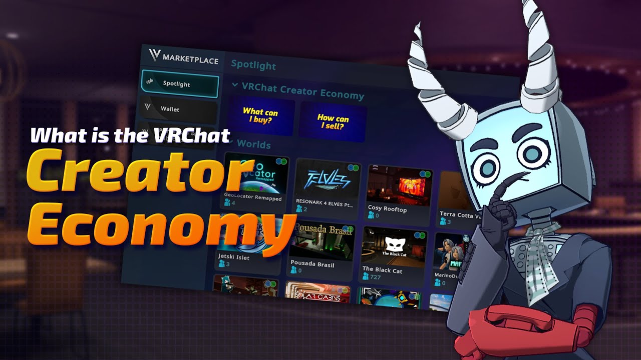 What's the VRChat Creator Economy? - YouTube