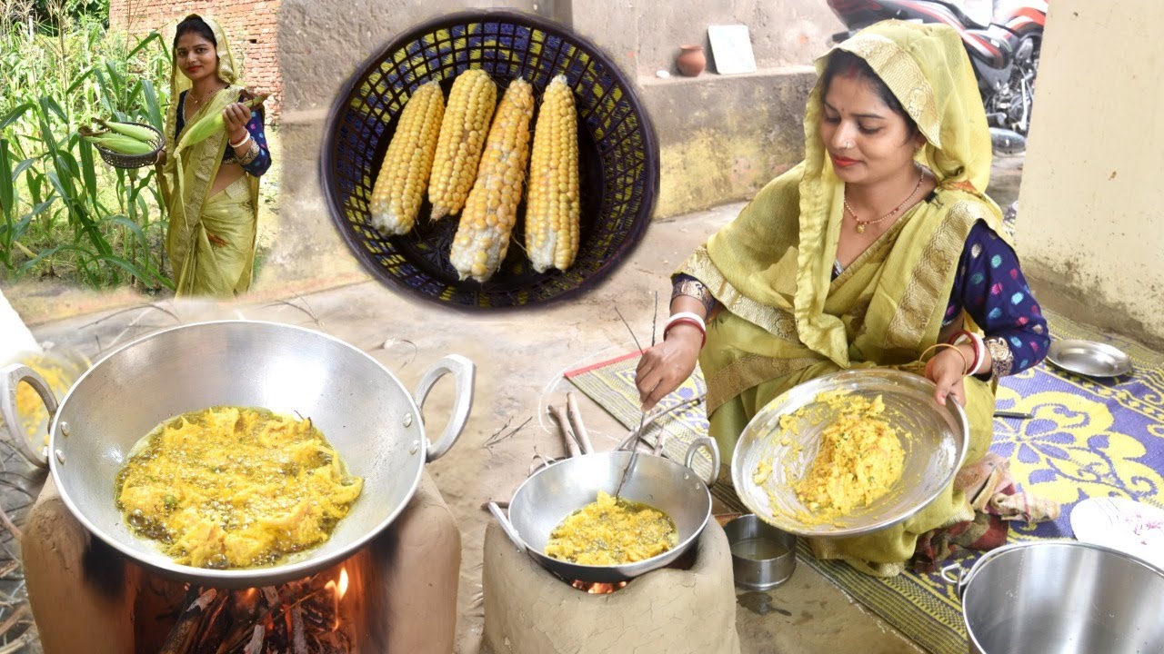 बारिश के मौसम में एक बार मकई का ऐसा जबरदस्त नास्ता बना कर देखों सभी ...