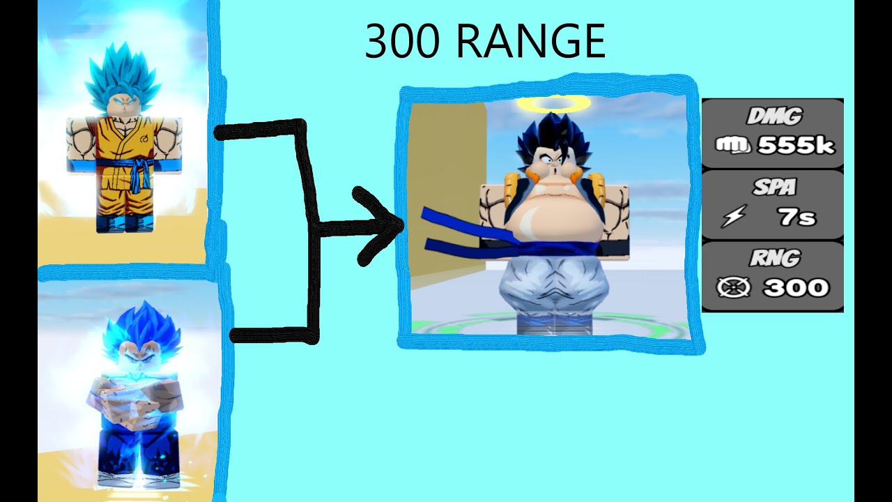 Fat Gogeta 6 star showcase Astd - YouTube