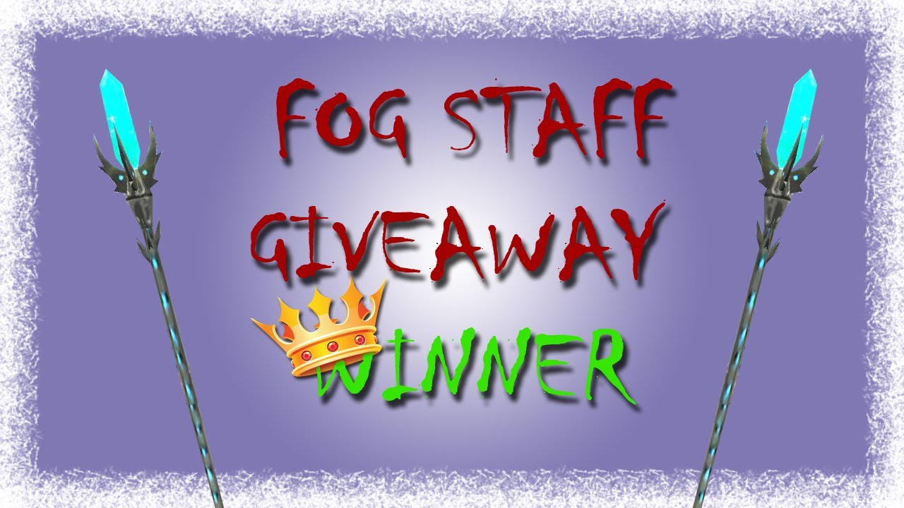 Wizard101: Fog Staff Giveaway Winner - YouTube