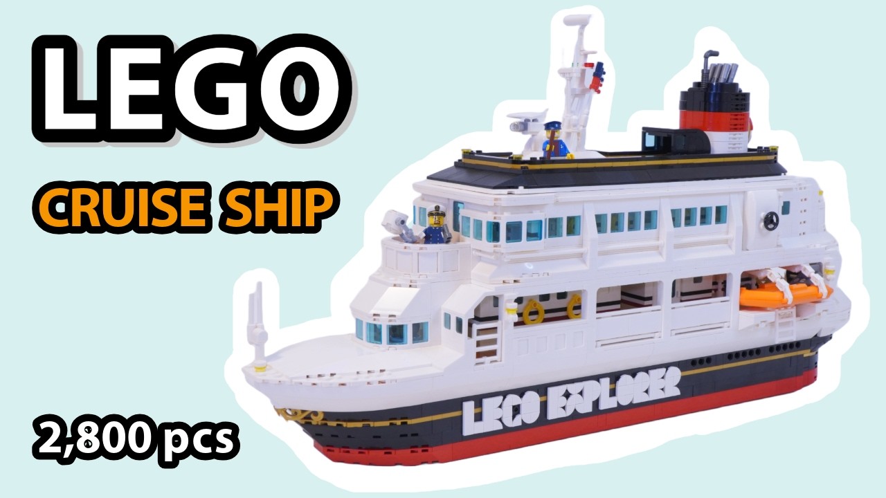 LEGO Cruise Ship - Speed Build - YouTube