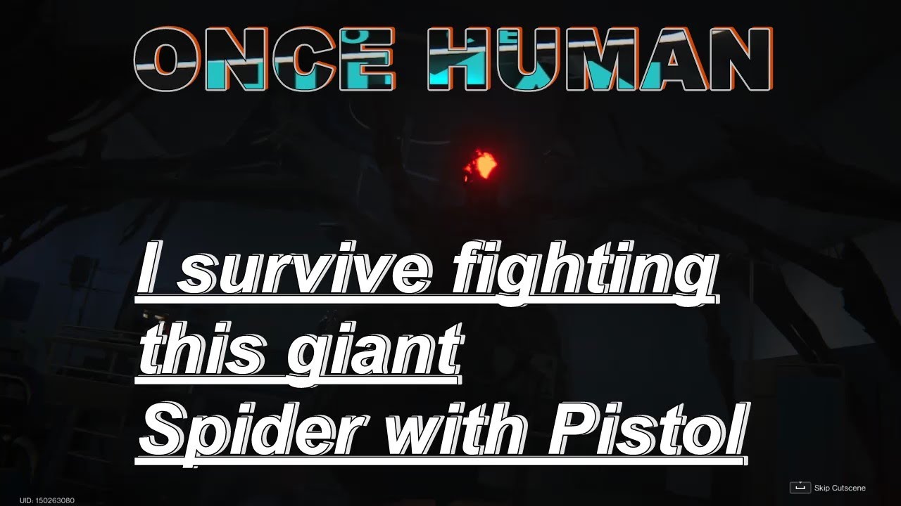 GIANT Spider battle in the Mirage Monolith //ONCE HUMAN - YouTube