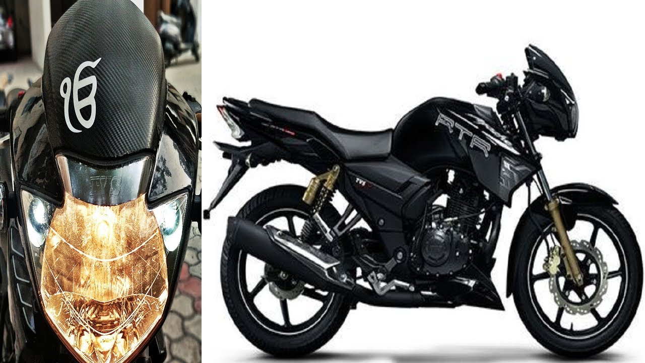 Bike LED parking lights change | Tvs Apache 180 RTR | Haftware ...