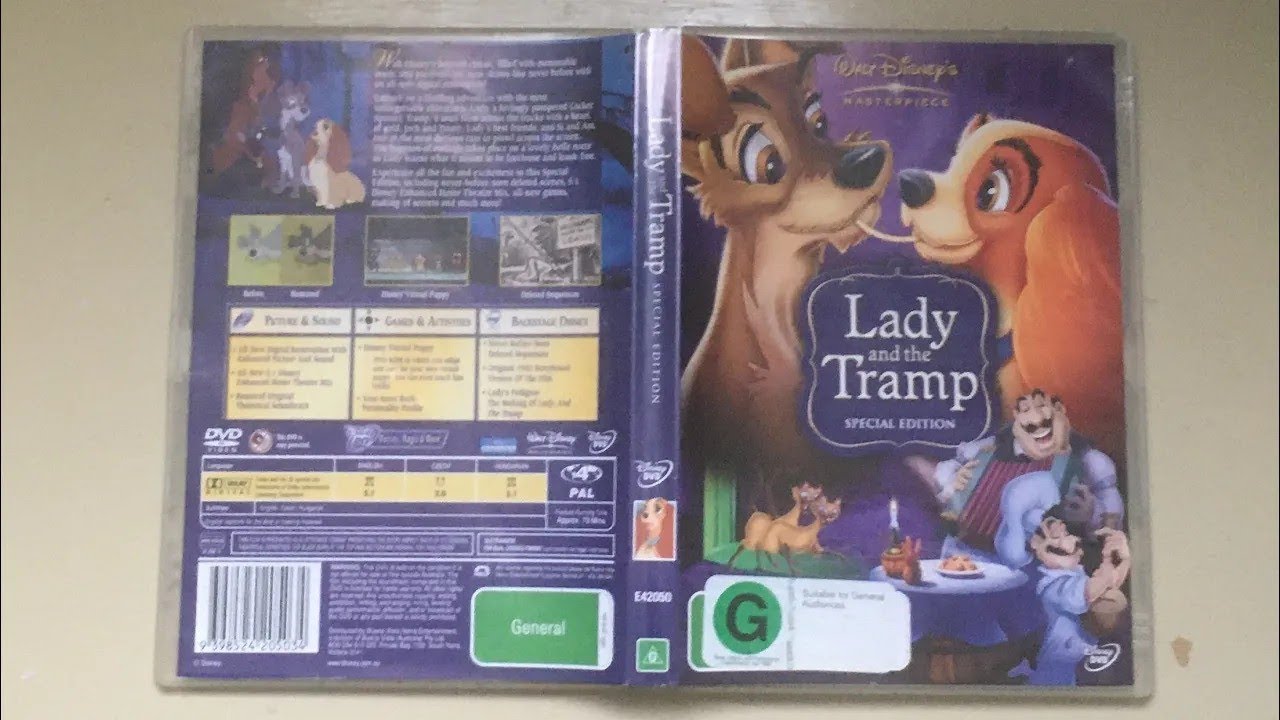 Opening & Closing To "Lady and the Tramp" (Walt Disney Home ...