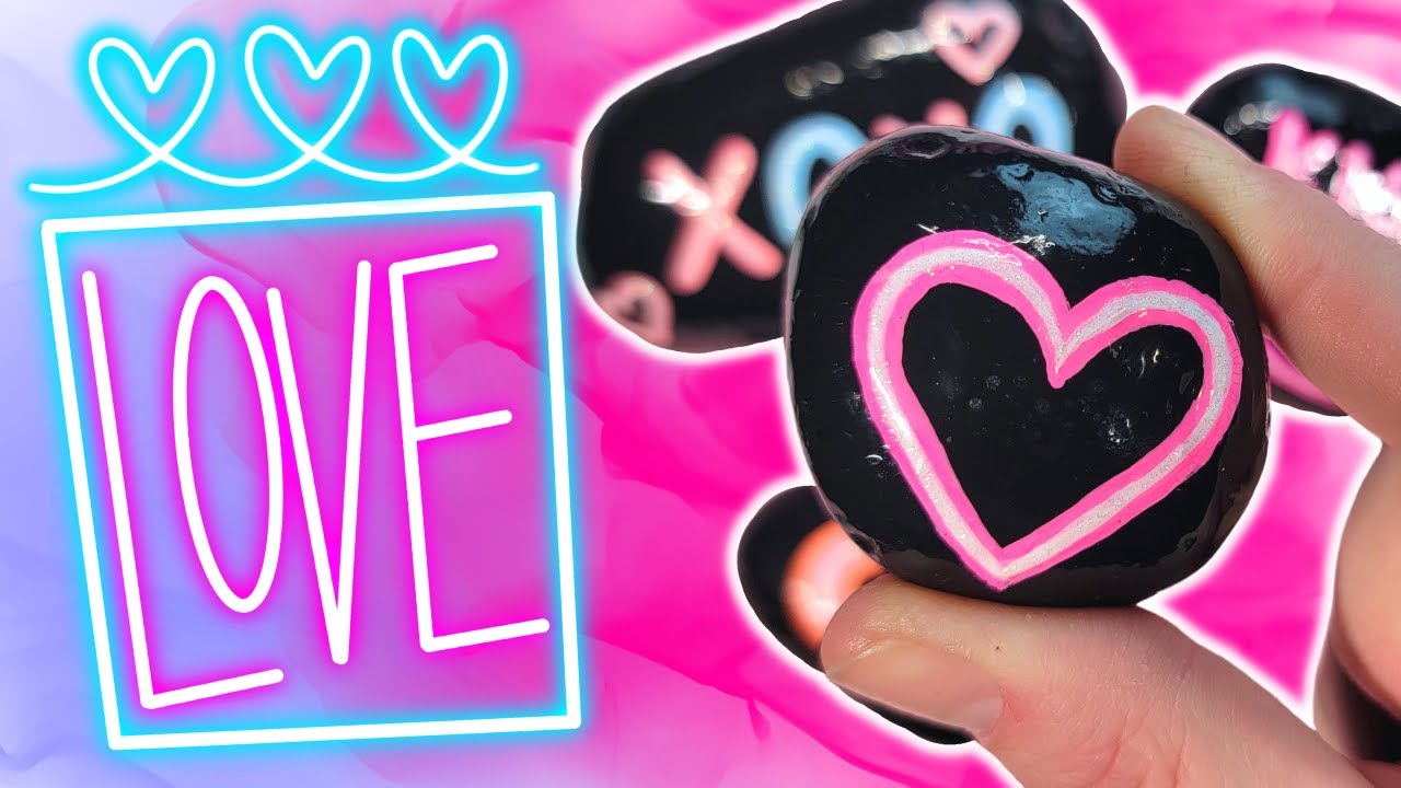 💡Light it Up! EASY Neon Rock Painting Ideas - YouTube