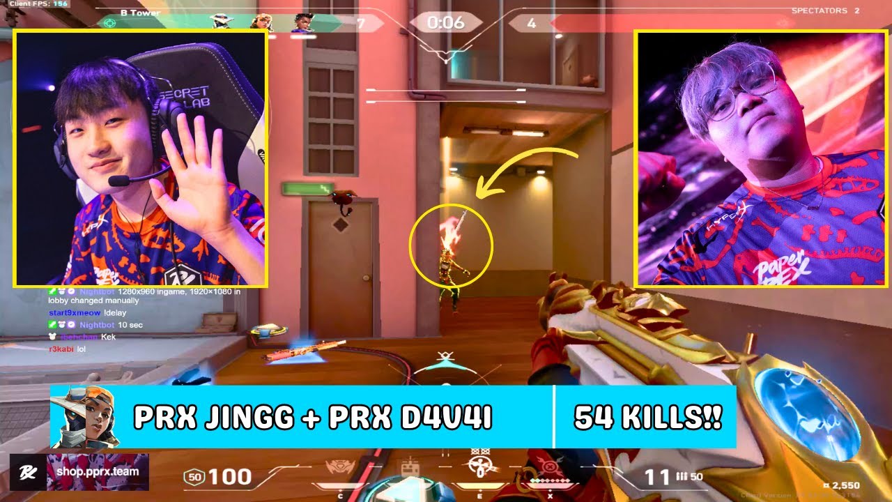PRX Jingg and PRX D4v4i DOMINATE NA ranked with 54 Kills combined ...