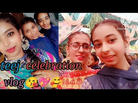 Last year To Celebrate Teej Function In My School 😘💖💖🥰|teej celebration ...