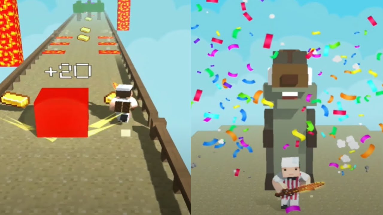 Craft Runner🏃‍♂️All Levels Android, iSO New Mobile Update Gameplay ...