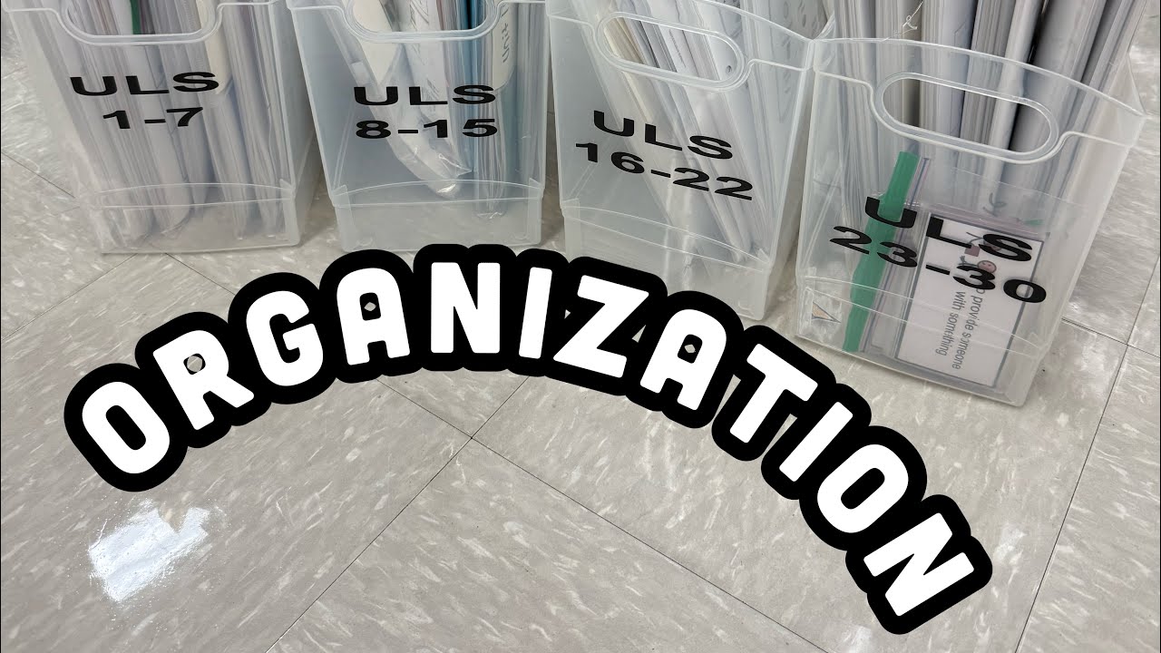 How I Organize the Unique Learning System ULS - YouTube