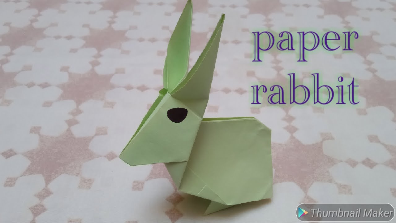 How to make paper rabbit | Fun With Paper | - YouTube