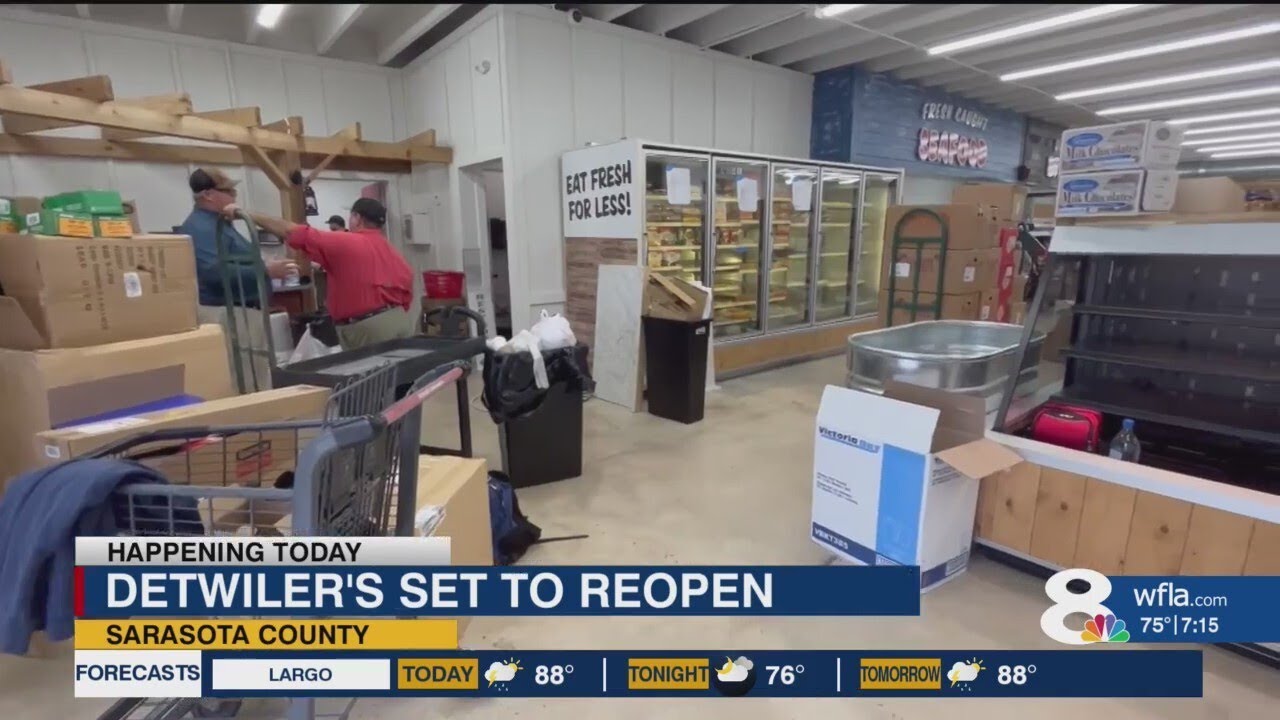 Detwiler's Farm Market reopens in Sarasota County - YouTube
