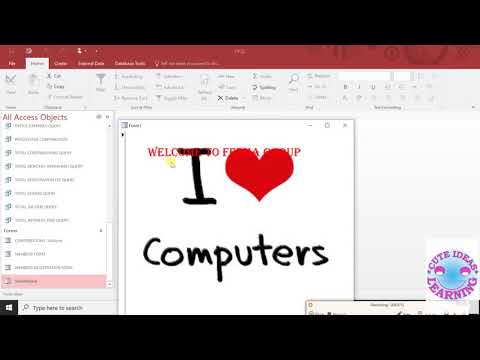 How to make a simple splash screen in Ms Access - YouTube