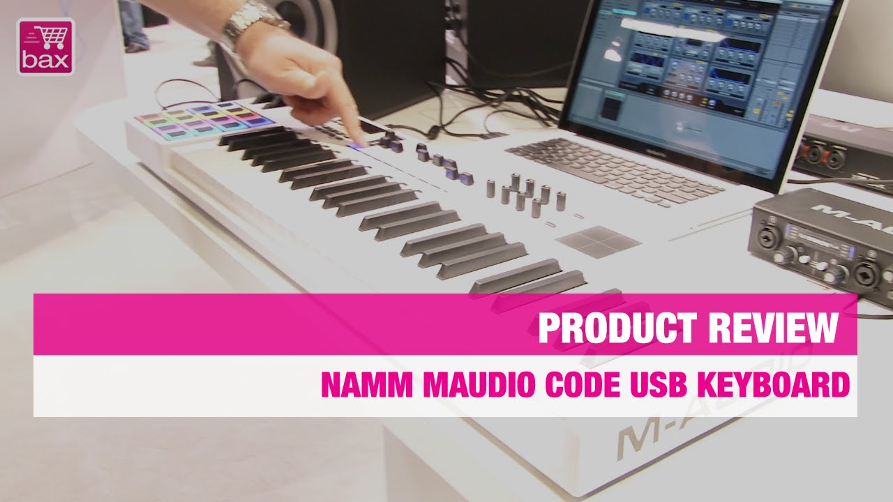 M-Audio Code USB MIDI Keyboard | NAMM SHOW 2015 - YouTube