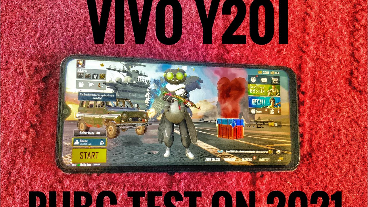 VIVO Y20I PUBG Test in 2021|smooth+? - YouTube