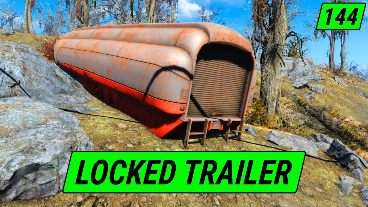Locked Trailer With A DARK Secret | Fallout 4 Unmarked | Ep. 144 - YouTube