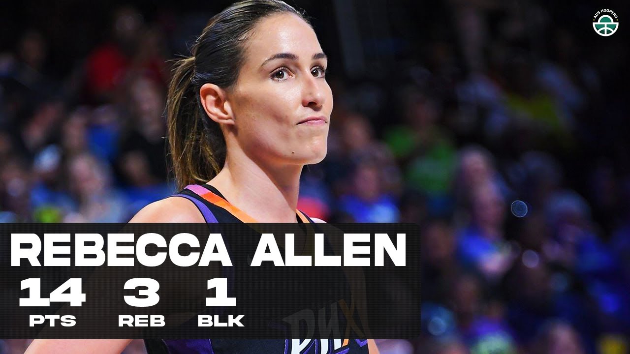 REBECCA ALLEN DROPS 14PTS vs WINGS (FULL HIGHLIGHTS) - YouTube