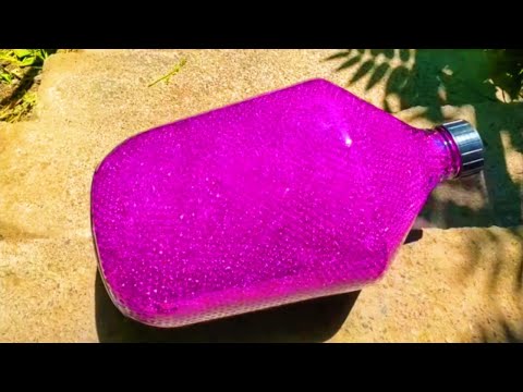 Breaking glass bottles ⚠️🔥 Crushing Crunchy & Soft Things !