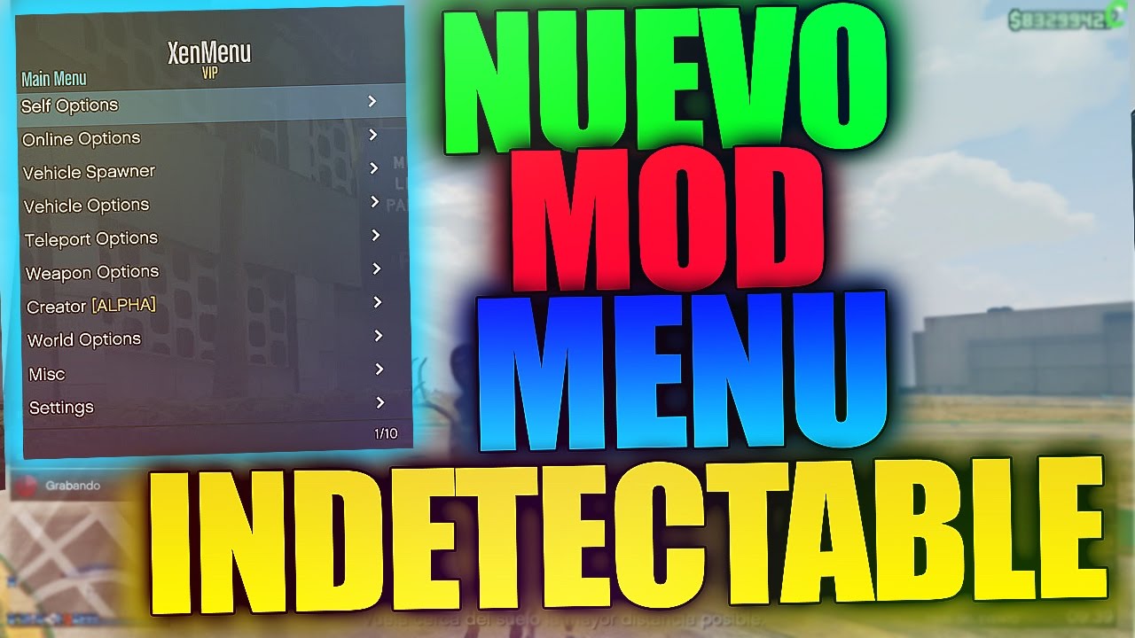 NUEVO MOD MENU "XEN 0.2.8" INDETECTABLE me doy MILLONES Y NO BANEAN ...