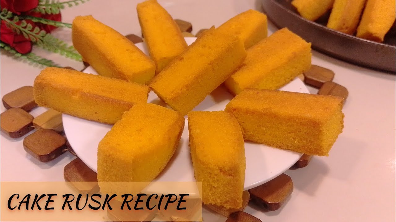 cake rusk recipe without oven👍|homemade dry cake rusk recipe 🧈|bakery ...