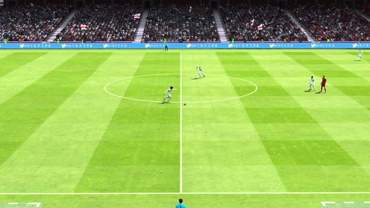 Halfway line goal - YouTube